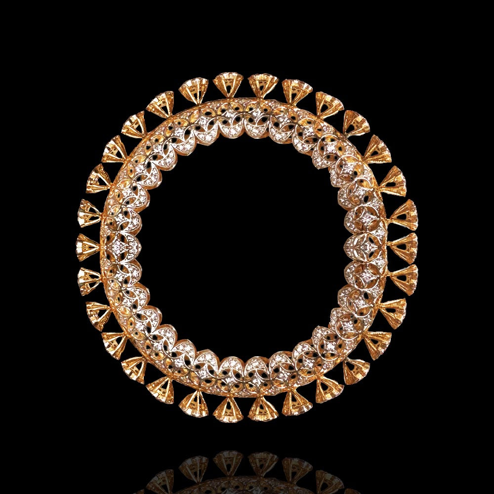 Diamond Look Bridal Pacheli Bangle – Sneha Rateria Store