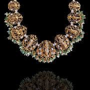 An Exquisite 18K Gold Plated Silver Temple Jewellery Sneha Rateria Store