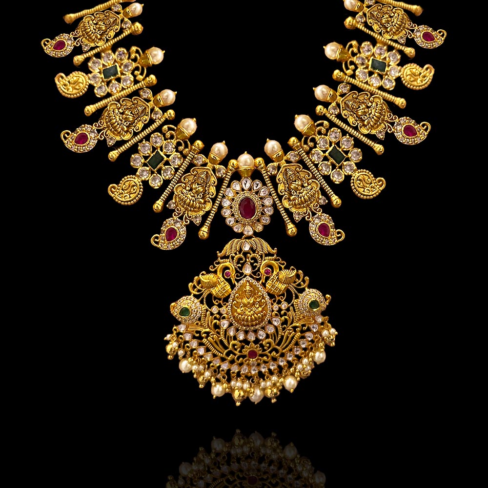 Sacred Divinity Adorned of South Indian Temple Necklaces – Sneha ...