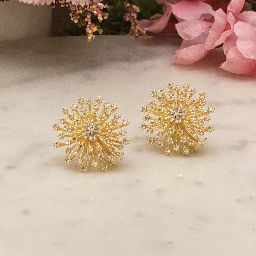 Stunning Earring Tops Design | CZ Diamonds – Sneha Rateria Store